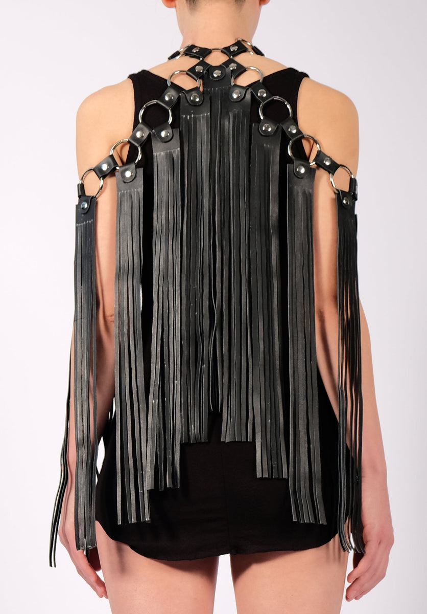 Ring Shoulder Harness with Fringe – David's Road US