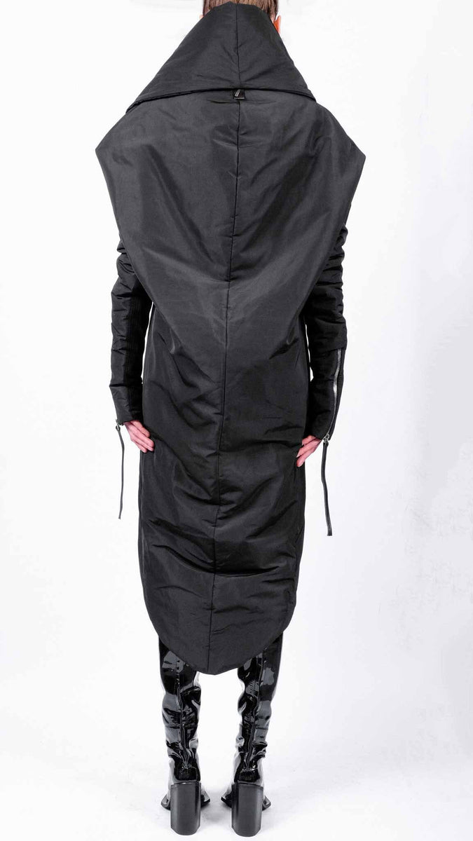 Long Padded Round Coat – David's Road US