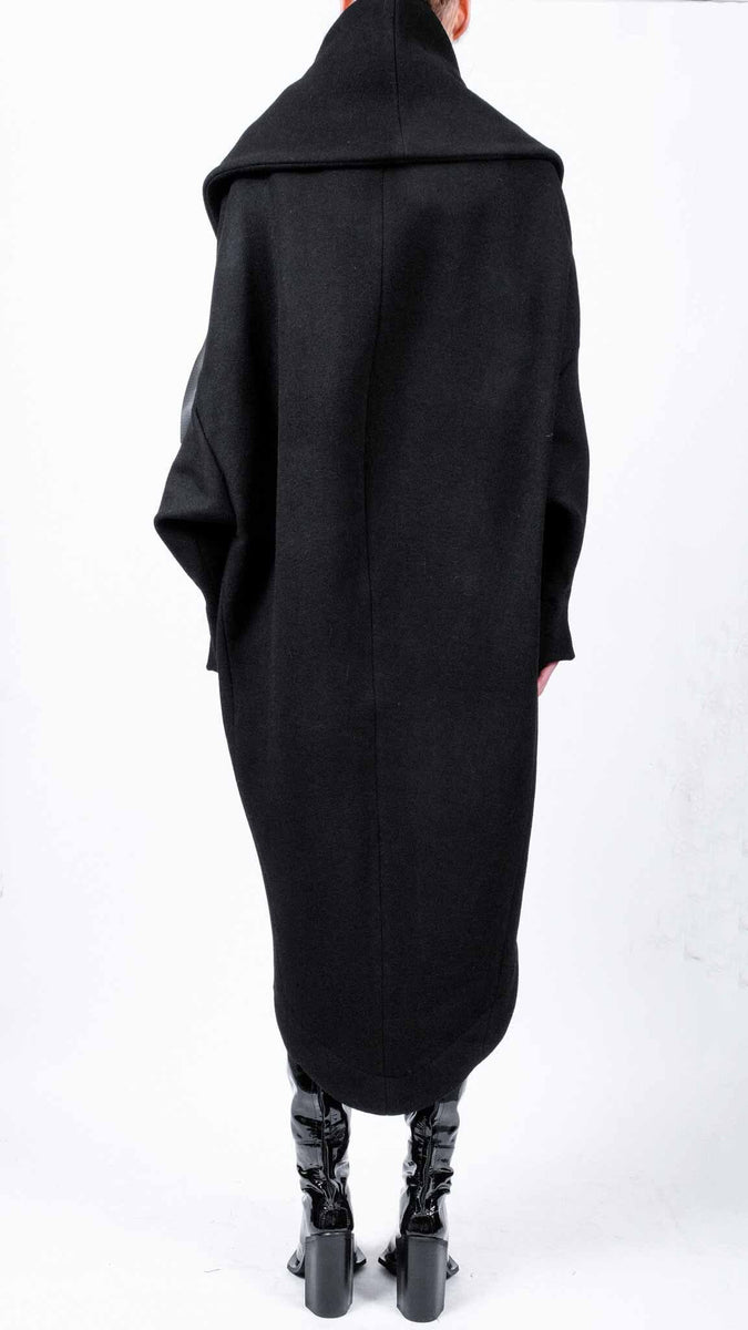 Maxi Wool Round Coat – David's Road US