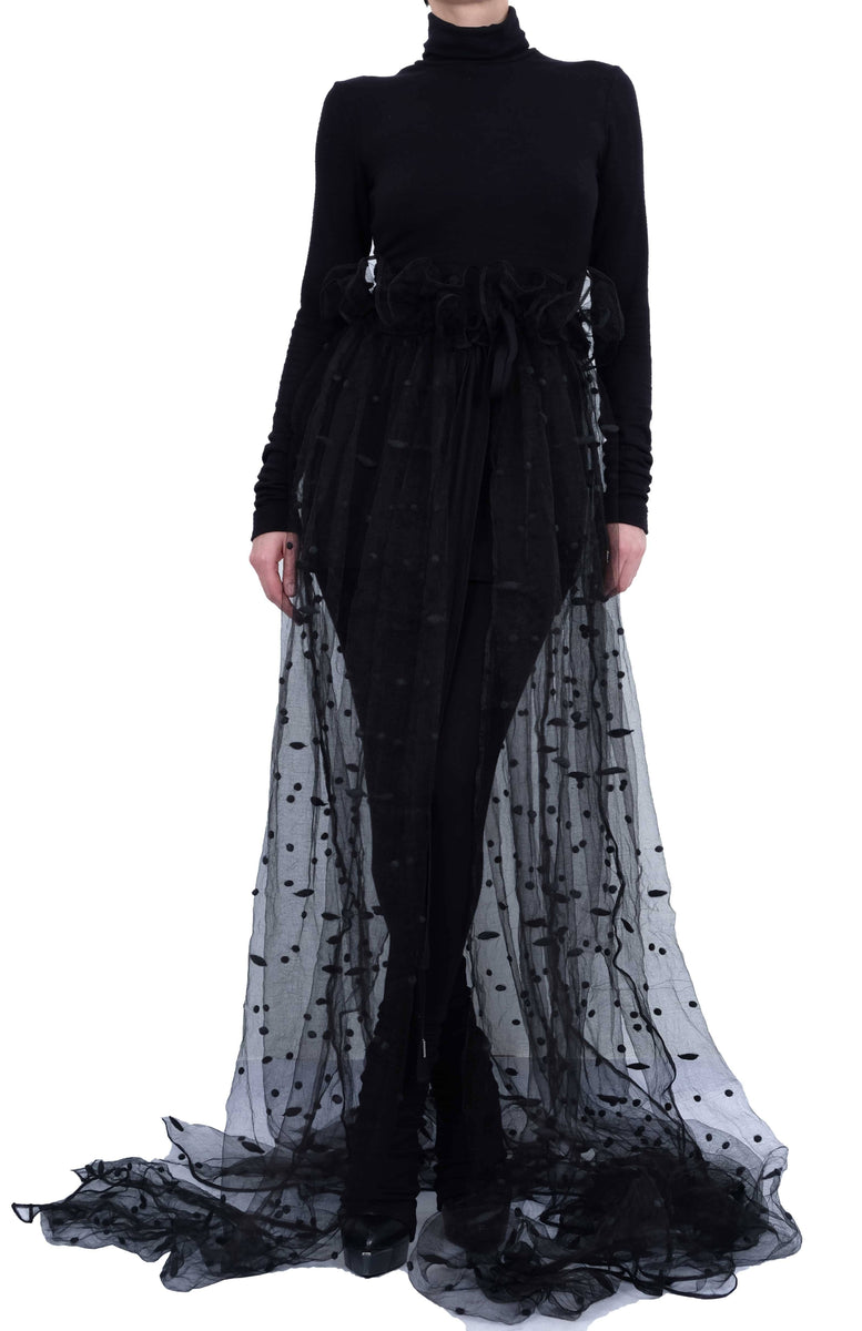 Transparent Silk Reversible Cape – David's Road US